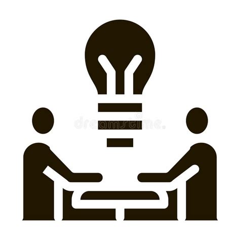 Brain Problem Solving Icon Vector Glyph Illustration Stock Vector Illustration Of White