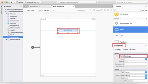 How To Rotate An Image In Xamarin Ios App