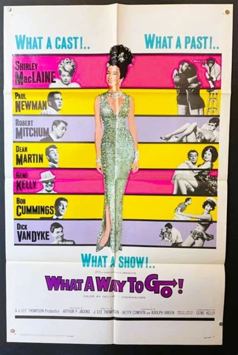 What A Way To Go 1964 Original One Sheet Movie Poster Hollywood
