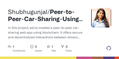 Github Shubhugunjalpeer To Peer Car Sharing Using Blockchain In