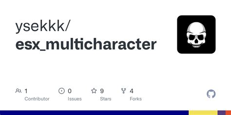 Esx Multicharacter Fxmanifest Lua At Main Ysekkk Esx Multicharacter GitHub