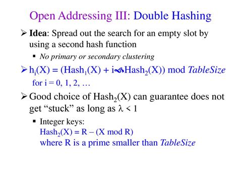 Cse 326 Data Structures Lecture 12 Hashing Ii Ppt Download
