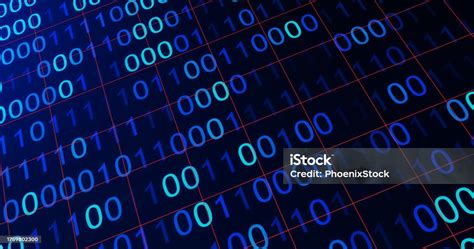 Binary Code 3d Bg With Camera Movement Abstract Binary 0 And 1 Code