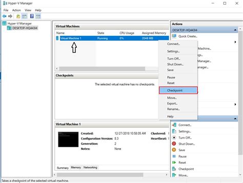 how to work with hyper v checkpoints a step by step guide
