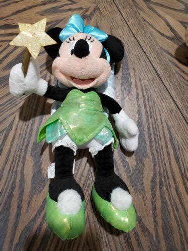 Disney Tinker Bell Minnie Mouse Plush 11 Exclusive Disneyland Parks
