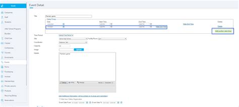 Repeating Events Asap Vanco
