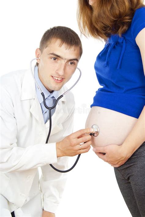 Doctor Examines Pregnant Girl Free Stock Photos Stockfreeimages