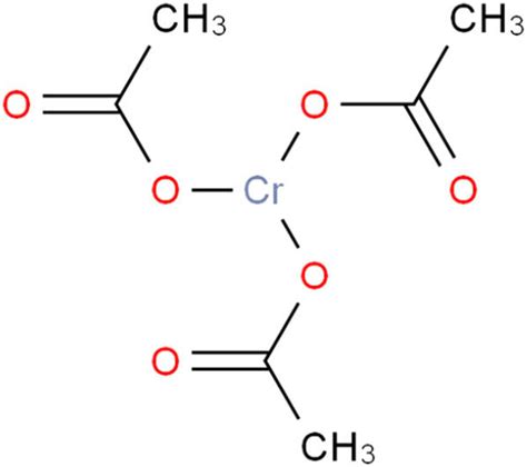 Structure Of Chromium Iii Acetate Download Scientific Diagram
