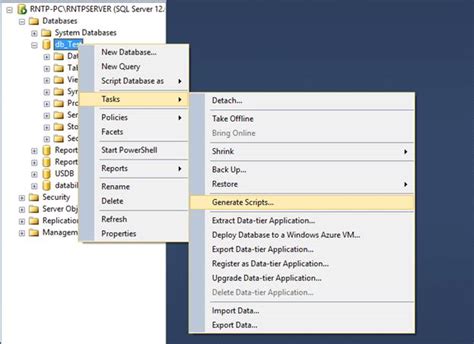 Taking Scripts From SQL Server