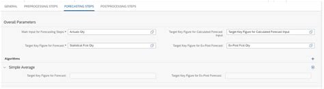 Statistical Forecasting In IBP Manage Forecast Mo SAP Community