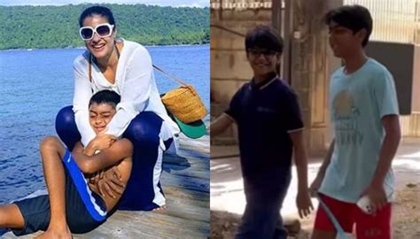 Kajols Son Yug Devgan Gets Trolled For His Dressing Sense Netizen Says As Shabby As His Mom