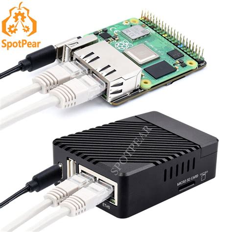 Raspberry Pi Compute Module 4 Cm4 Io Board Dual Gigabit Ethernet Mini