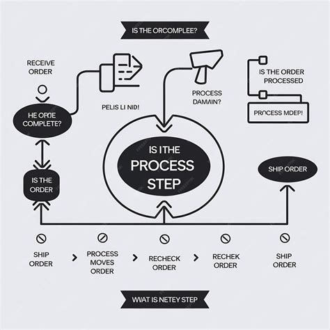 Business Process Workflow Concept Question About Next Step Flowchart Premium Ai Generated Image