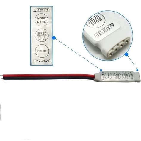 Led Controller Dimmer Rgb Mini Modul Led Controler B 12 24v 6a 1kbel Lazada Indonesia