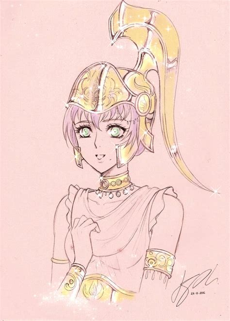 Athena Goddess Of War By Kpc Usagi San On Deviantart