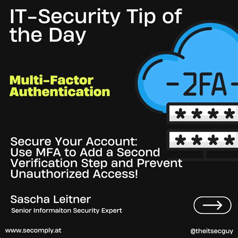 🔐 Todays Cybersecurity Tip Use Multi Factor Authentication 🔐 📘 What Is Multi Factor