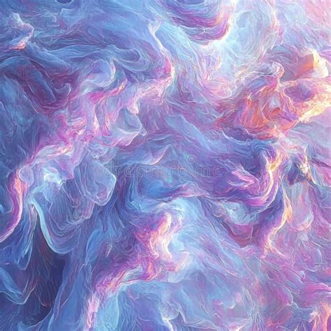 This Abstract Design Features Flowing Waves In Pastel Colors Creating A Serene And Calming