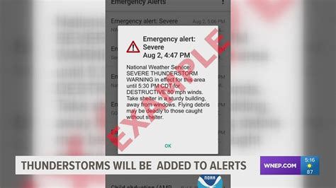 National Weather Service Adds Destructive Storms To Wireless Alerts