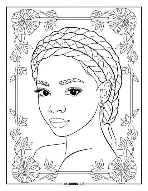 Free Printable Black Girl Coloring Pages For Adults