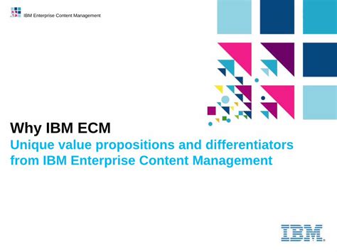 Pdf Why Ibm Ecm · Ecm Customer Information Sources From Eiw Gartner Ecm Market Share