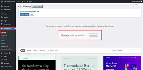 Online Courses Hub Theme