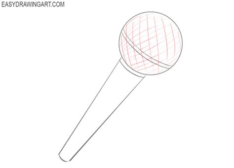 How To Draw A Microphone Easy Drawing Art