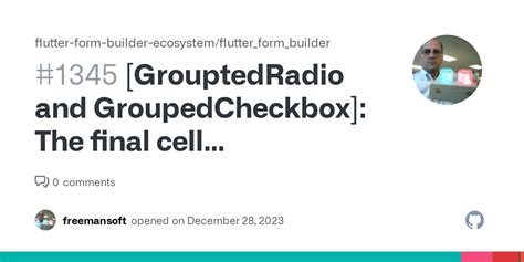 Grouptedradio And Groupedcheckbox The Final Cell Construction Is Different So One Is Probably