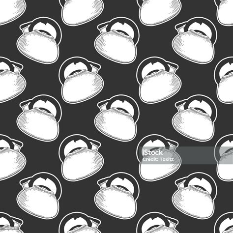 주전자 낙서 및 스케치 스타일의 벡터 개념입니다 티셔츠 엽서에 인쇄하기 위한 손으로 그린 일러스트레이션 T 셔츠에 대한 스톡 벡터 아트 및 기타 이미지 Istock