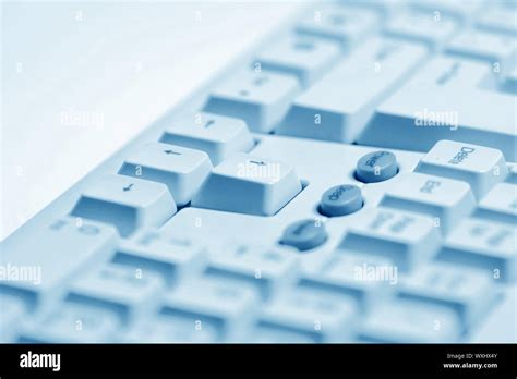 Working Keyboard Macro Close Up Stock Photo Alamy
