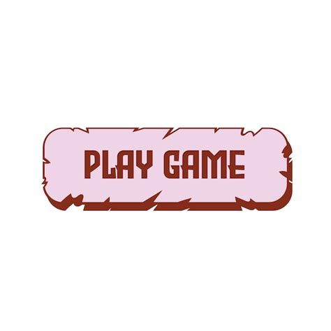 Premium Vector Game Button Design