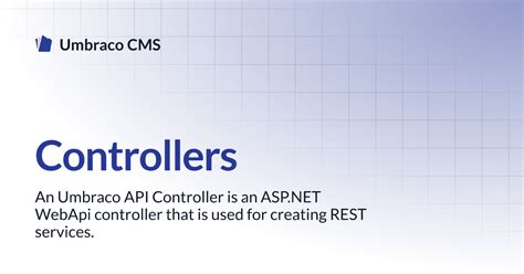 Controllers Umbraco CMS