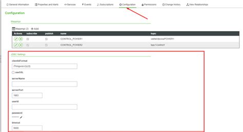 Solved How To Config Mqtt Jdbc Setting With Service Ptc Community