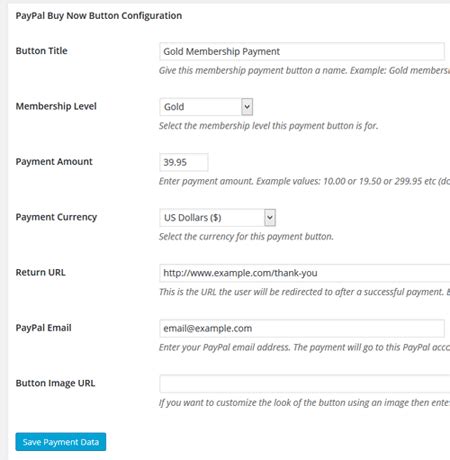 Create PayPal Buy Now Button Inside The Simple Membership Plugin