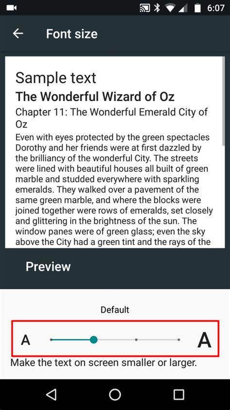 How To Change The Font Size On An Android Device