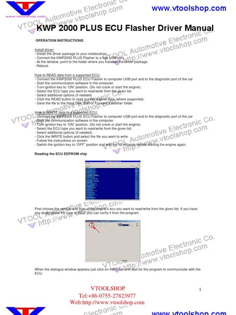 Kwp2000 Plus Ecu Flasher User Manual Pdf Device Driver Computer File
