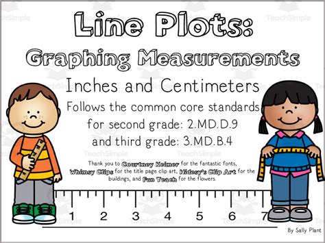 Line Plots Graphing Measurements Packet By Teach Simple