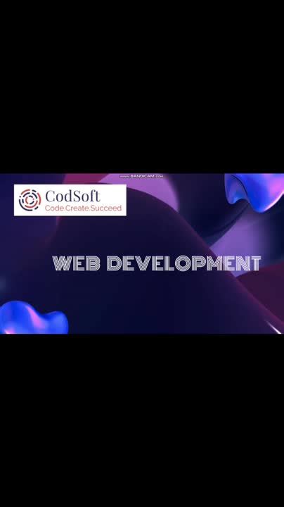 Video Dinesh R On Linkedin Codsoft Webdevelopment Internship