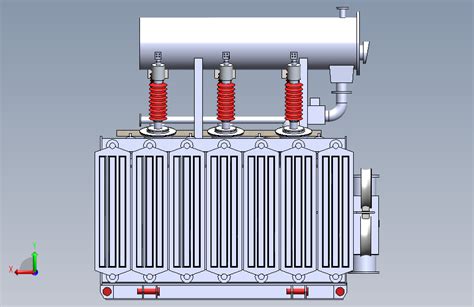 磁阀式可控电抗器solidworks 2012模型图纸下载 懒石网