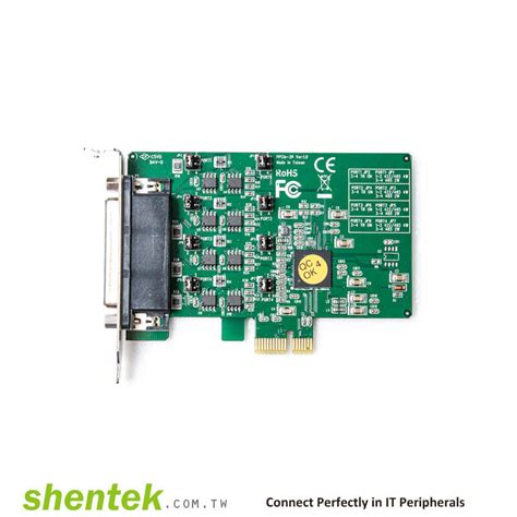 Industrial Surge PCIe Port RS RS Com Serial Card Shentek