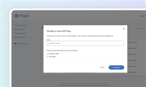 What S New At Noyo New Self Serve API Keys In The Dashboard