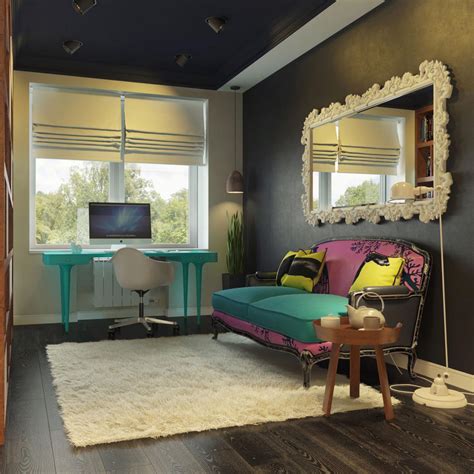 Интерьер в стиле поп арт от дизайнера Дмитрия Щука