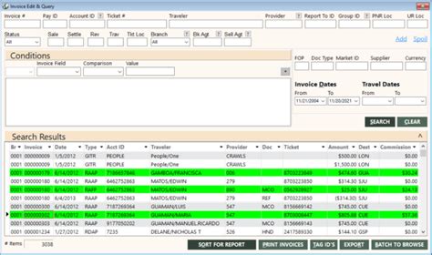 Printing Invoices