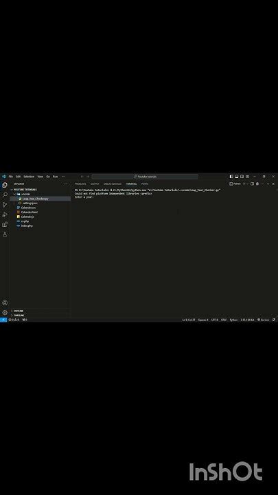 Checking For Leap Years With Python Python Shorts Coding Leapyear Programming