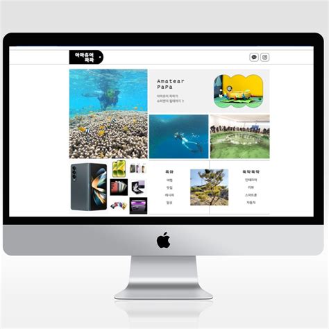 개인 취미 블로그 홈페이지형 블로그 스킨 제작 블로그·카페 디자인 포트폴리오 크몽