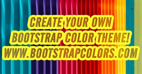 Bootstrap Color Theme Generator