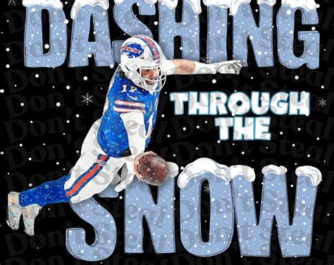 Josh Allen Bills Touchdown Png Afc Champions Digital File Etsy