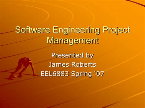 software engineering project management
