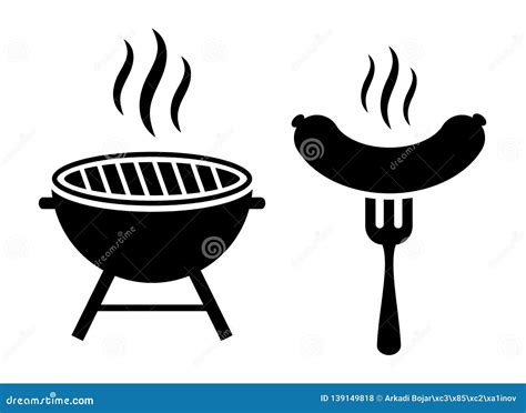 Barbeque Grill Vector Icon 97080109