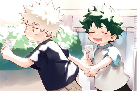 Midoriya Izuku Bakugou Katsuki And All Might Boku No Hero Academia Drawn By Meltnotmelt