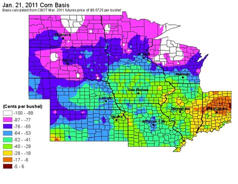 Corn Basis Map